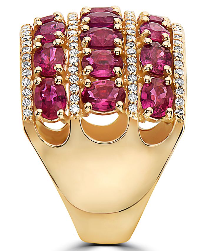 EFFY Collection EFFY® Ruby (5-3/8 ct. t.w.) & Diamond (1/3 ct. t.w ...