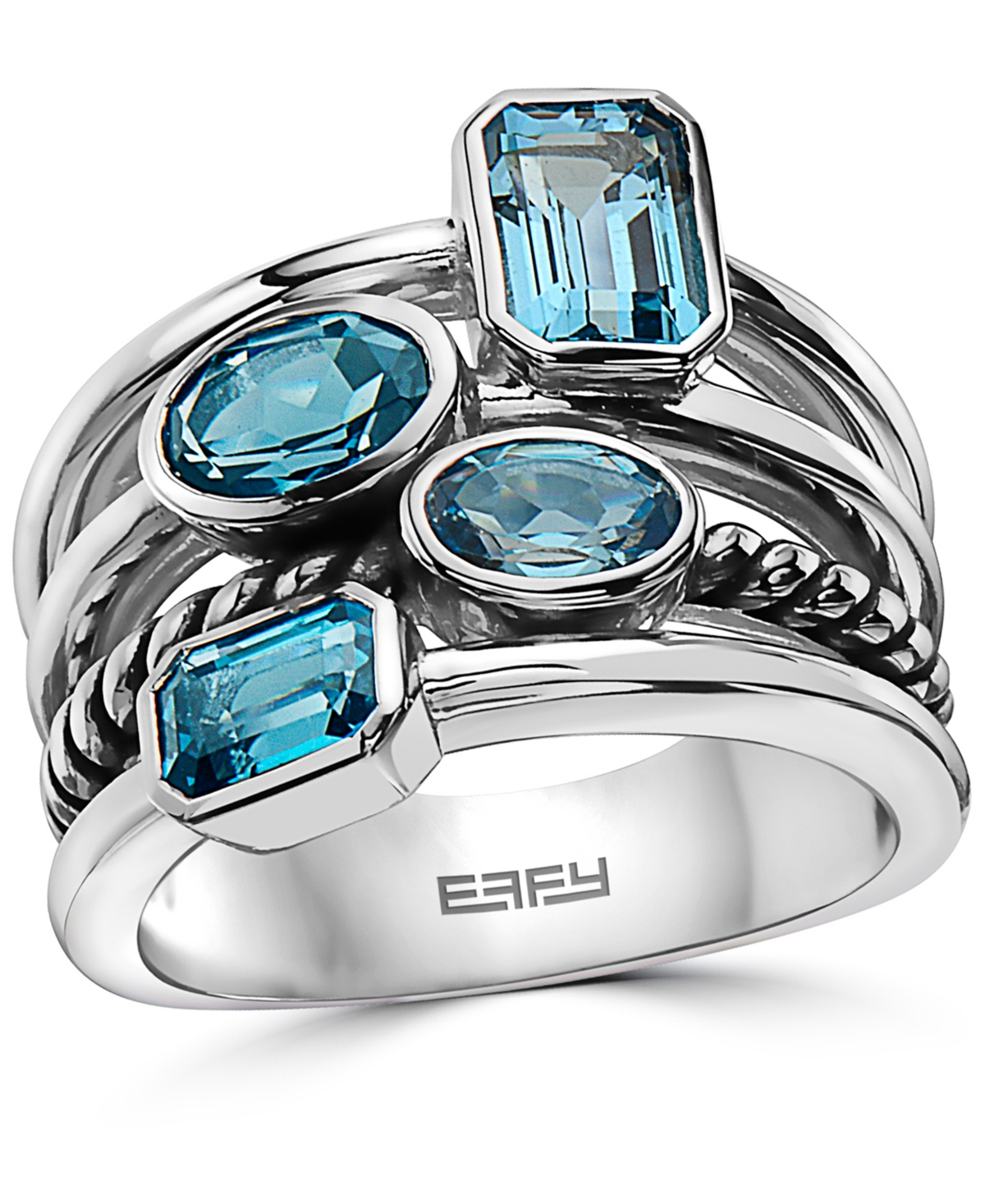 Click here for Effy London Blue Topaz Statement Ring (3-1/20 ct.... prices