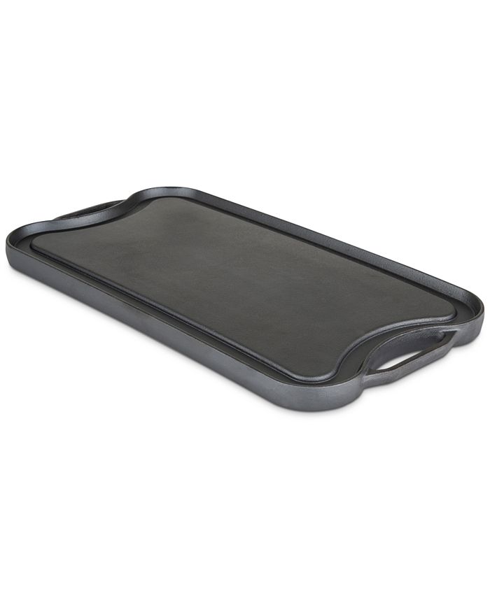 Viking 20" Pre-Seasoned Cast Iron Reversible Grill/Griddle Pan - Macy's