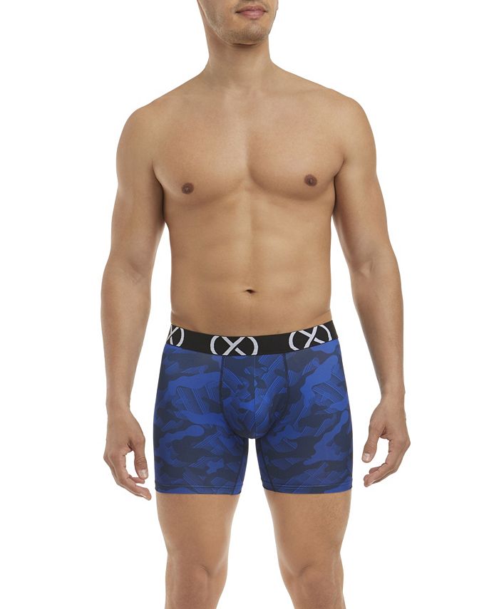 2(x)ist Men's Micro Sport 6" Performance Ready Boxer Brief, Pack of 3 ...