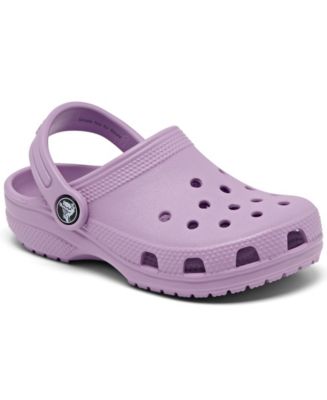 Crocs Little Girls Classic Clog Sandals from Finish Line - Macy's