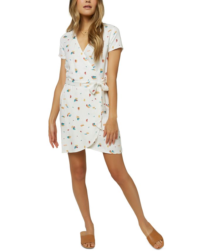 O'Neill Juniors' Amber Wrap Dress - Macy's