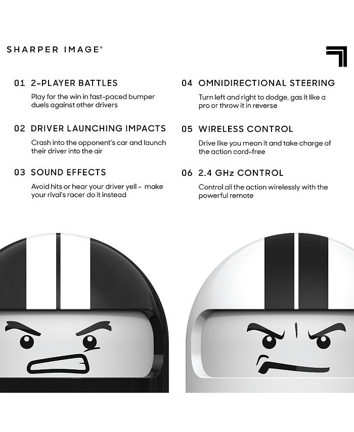 Sharper Image Road Rage RC Speed Bumper Cars - Macy's