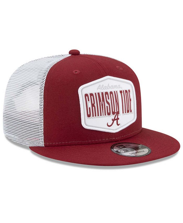 New Era Alabama Crimson Tide Patch Mesh Snapback Cap - Macy's