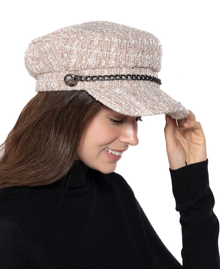 INC International Concepts Chain-Trim Conductor Cap, Created for Macy's ...