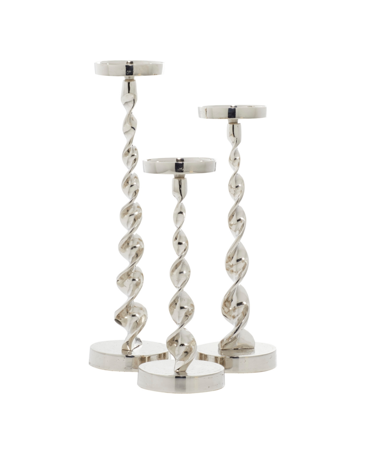 Click here for Candle Holder  Set of 3 - Silver-Tone prices
