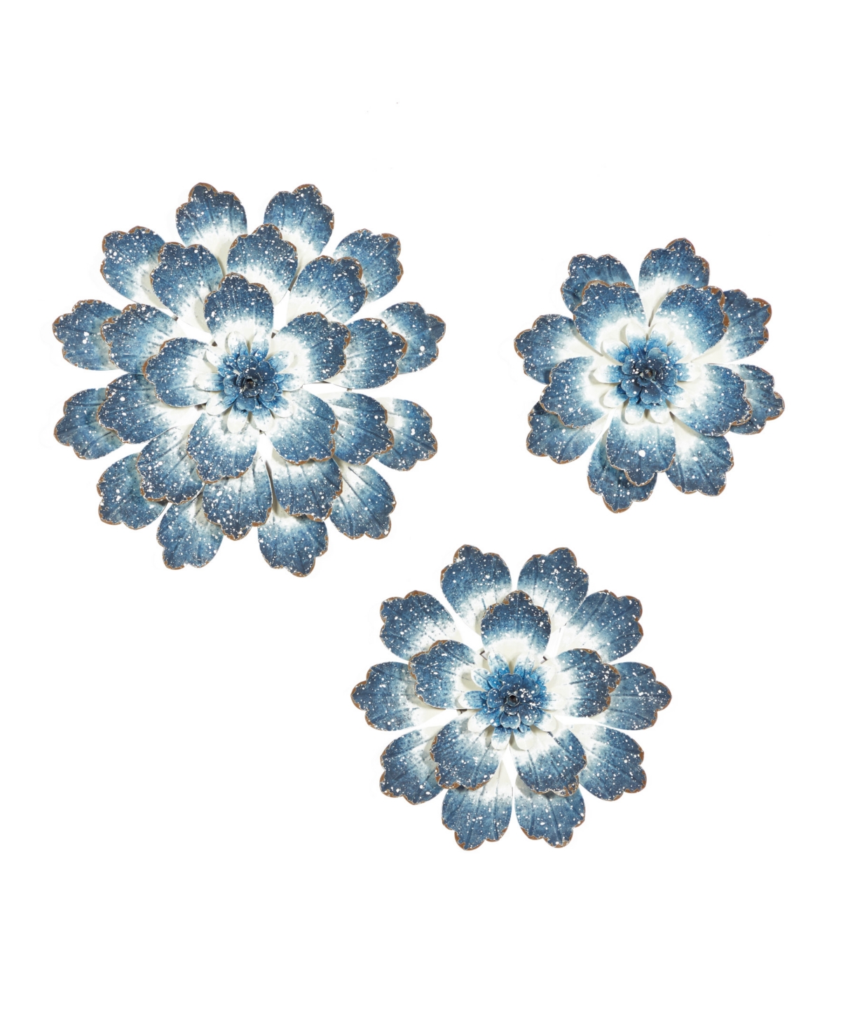Click here for Coastal Style Wall Decor  Set of 3 - Blue prices