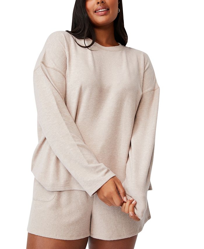 COTTON ON Plus Size Trendy Super Soft Long Sleeve Crew Sweater ...