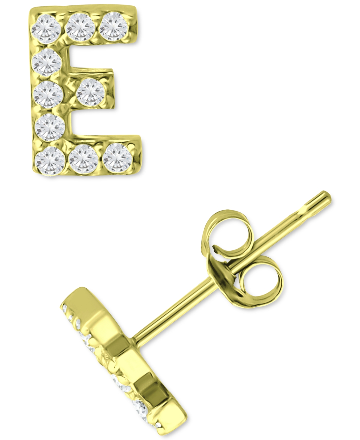 Click here for Giani Bernini Cubic Zirconia Initial Stud Earrings... prices