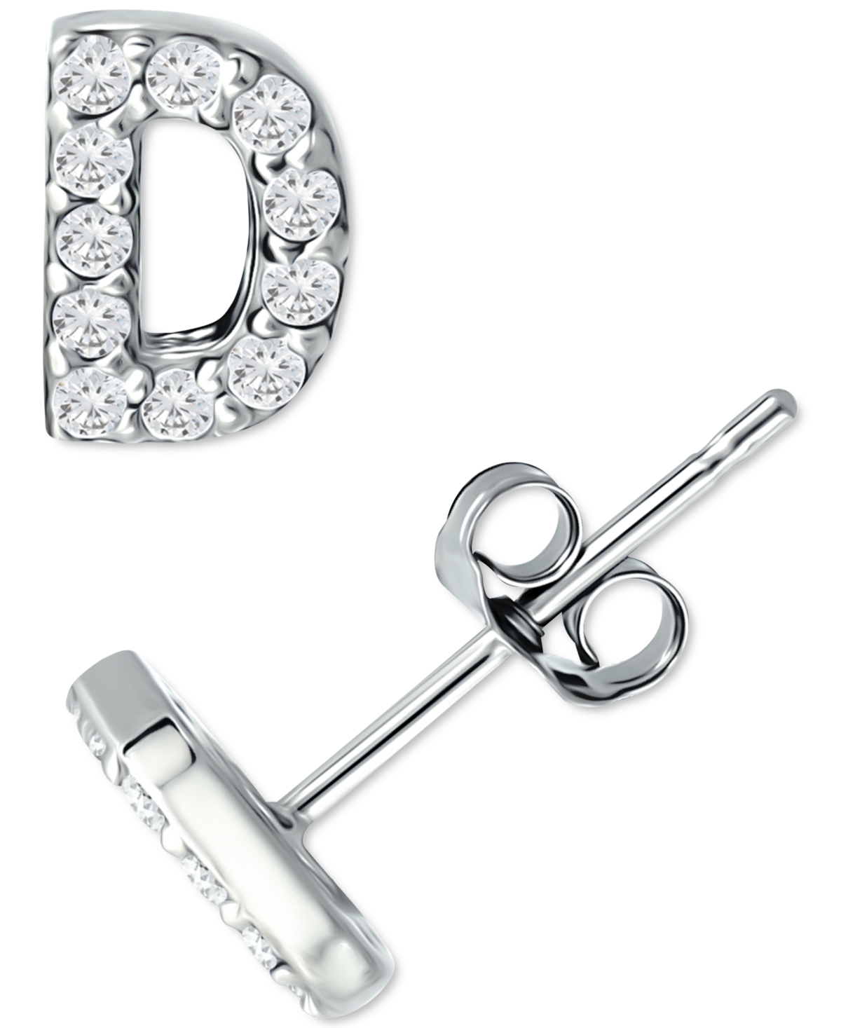 Click here for Giani Bernini Cubic Zirconia Initial Stud Earrings... prices