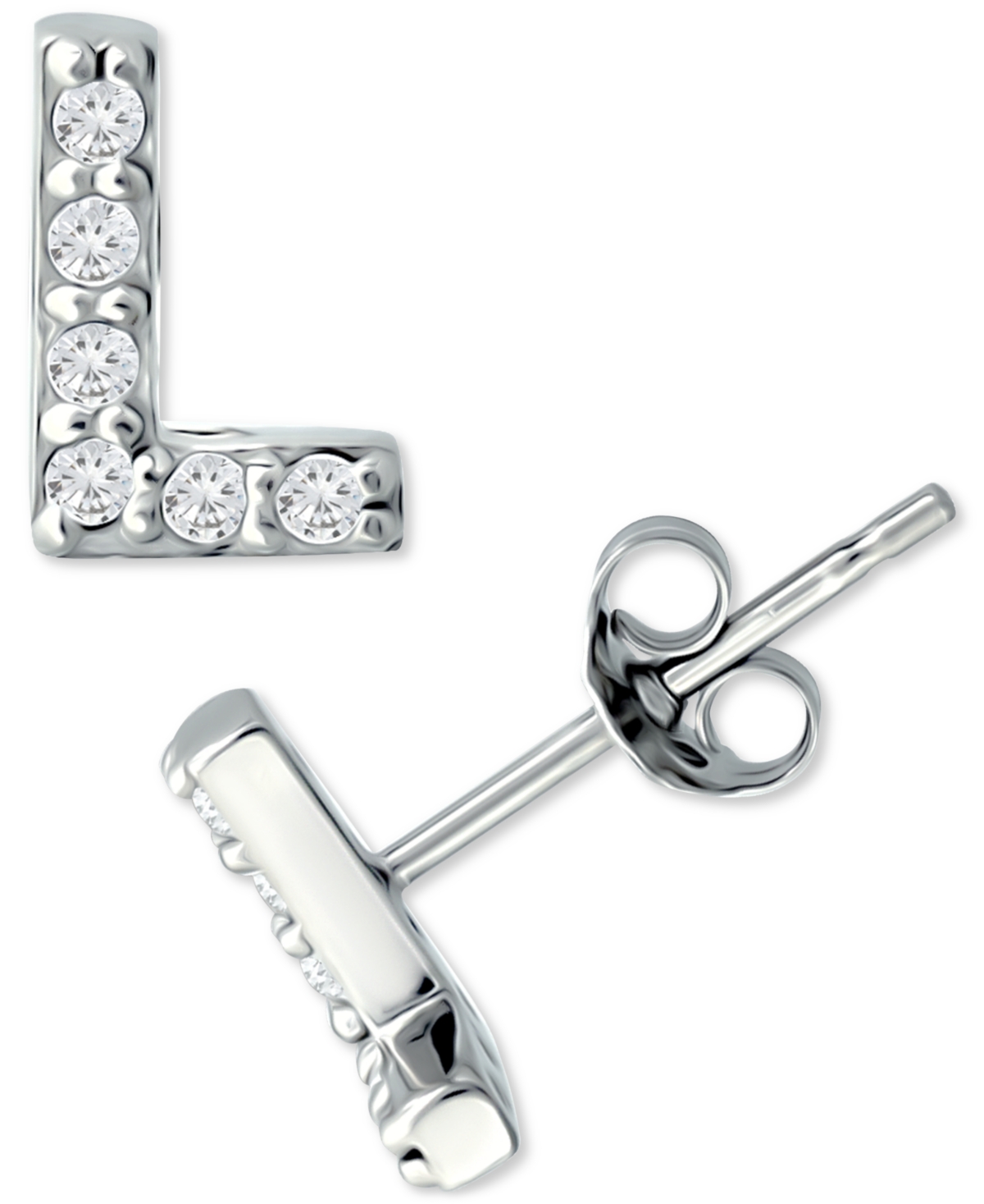 Click here for Giani Bernini Cubic Zirconia Initial Stud Earrings... prices