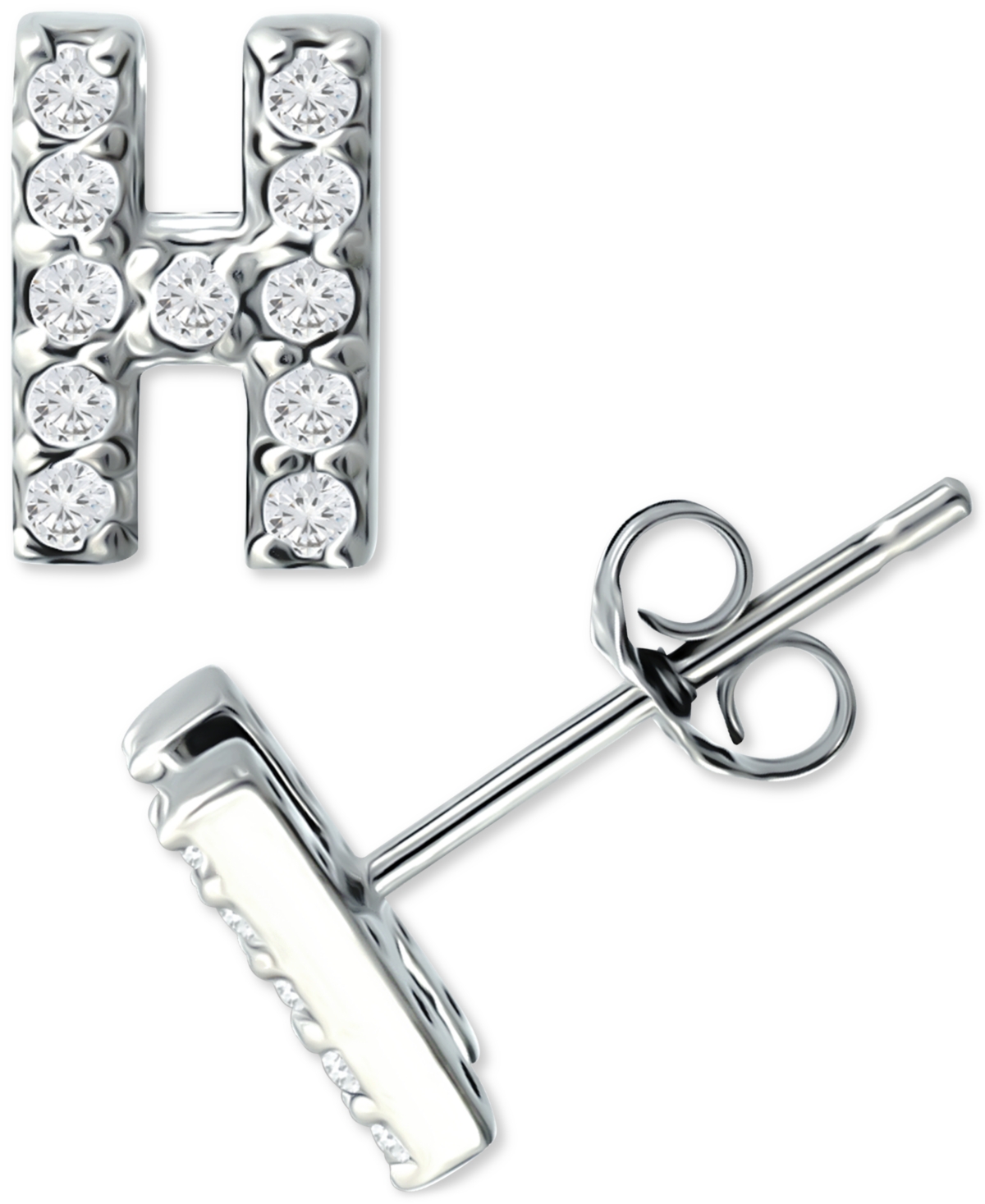 Click here for Giani Bernini Cubic Zirconia Initial Stud Earrings... prices