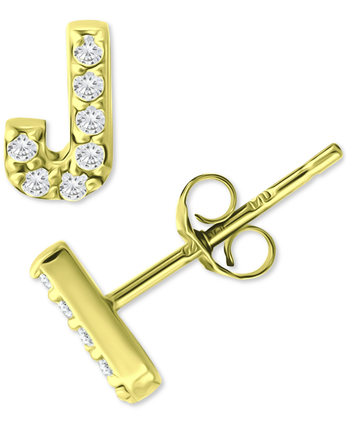 Click here for Giani Bernini Cubic Zirconia Initial Stud Earrings... prices
