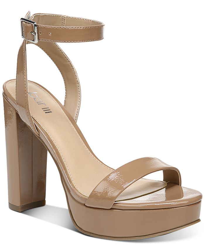 Bar III Ivy Platform Dress Sandals, Created for Macy's & Reviews ...