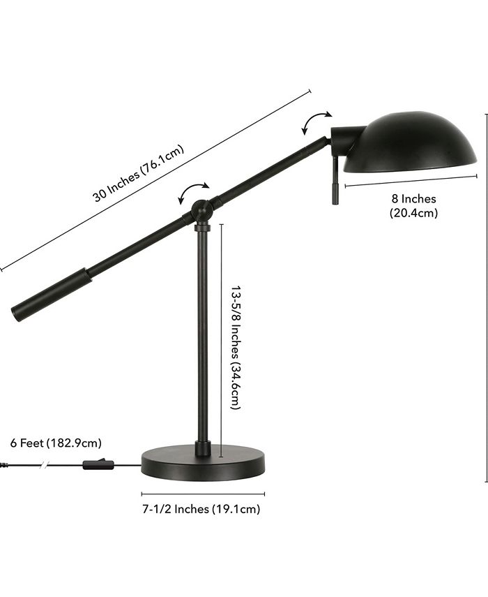 Hudson & Canal Dexter Table Lamp with Boom Arm - Macy's