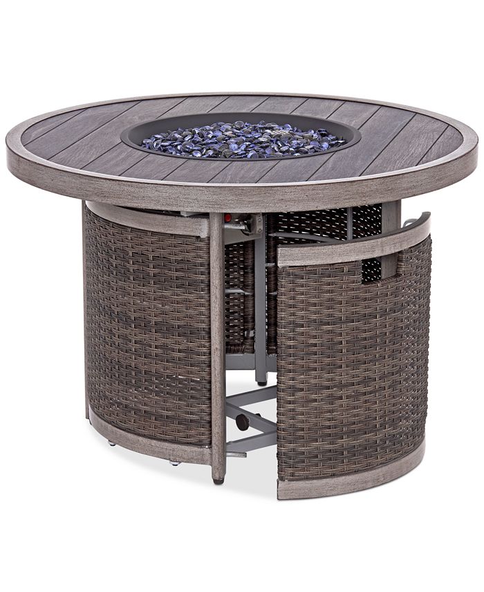 Agio CLOSEOUT! Charleston Outdoor Round Fire Pit, Created for Macy's ...