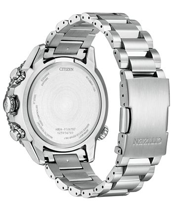 Citizen Men's Chronograph Promaster Navihawk Stainless Steel Bracelet ...