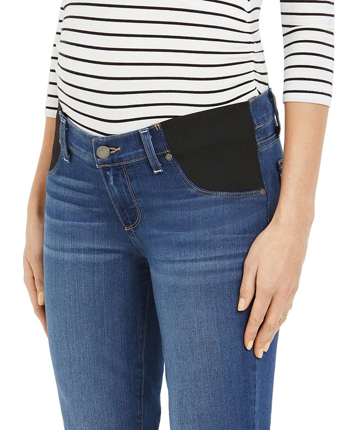 Paige Denim Side-Panel Skinny Maternity Jeans - Macy's