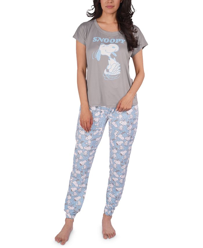Munki Munki Snoopy Dance Pajama Set - Macy's
