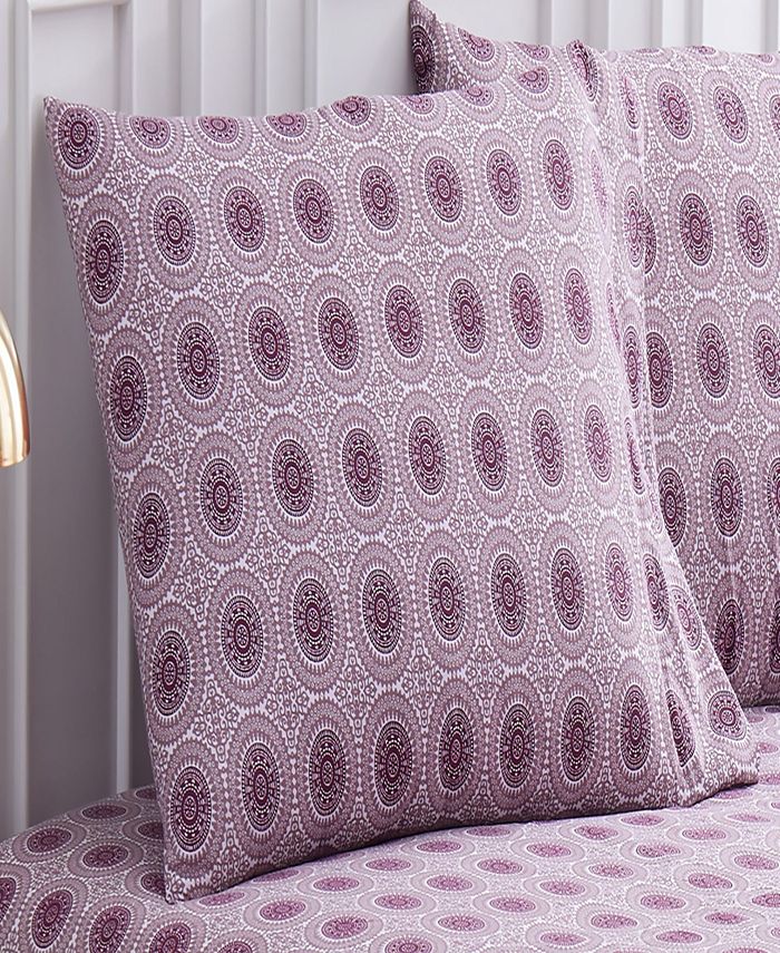 Harper Lane Medallion 4 Piece Sheet Set, Full - Macy's