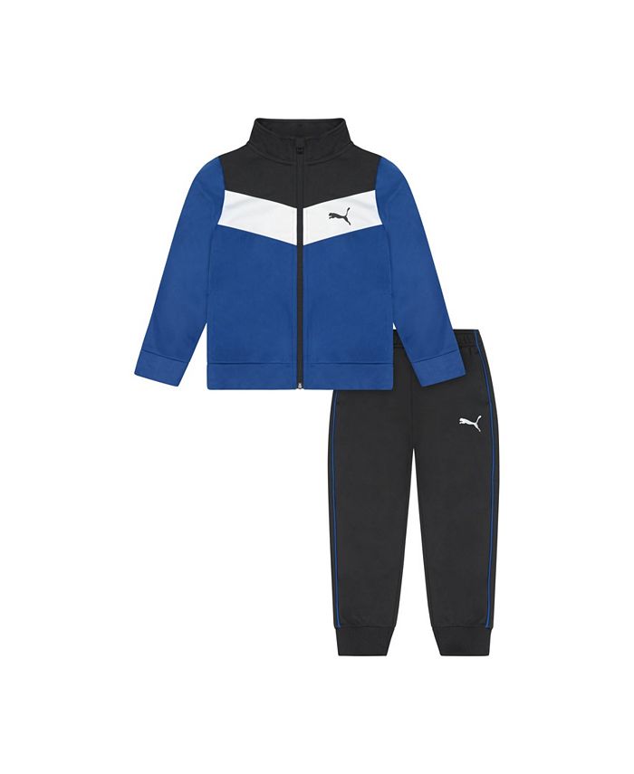 Puma Little Boys Tricot Track Jacket and Jogger Set, 2 Piece & Reviews ...