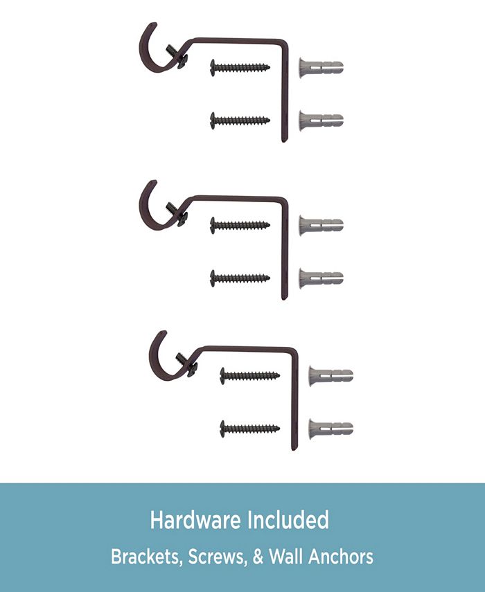 Kenney Alanis Standard Decorative Window Curtain Rod, 48" x 86" - Macy's