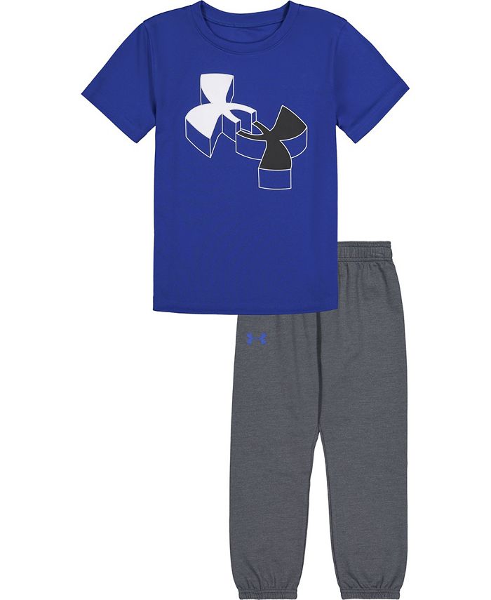 Under Armour Little Boys Speed Tilt T-shirt and Joggers Set & Reviews ...