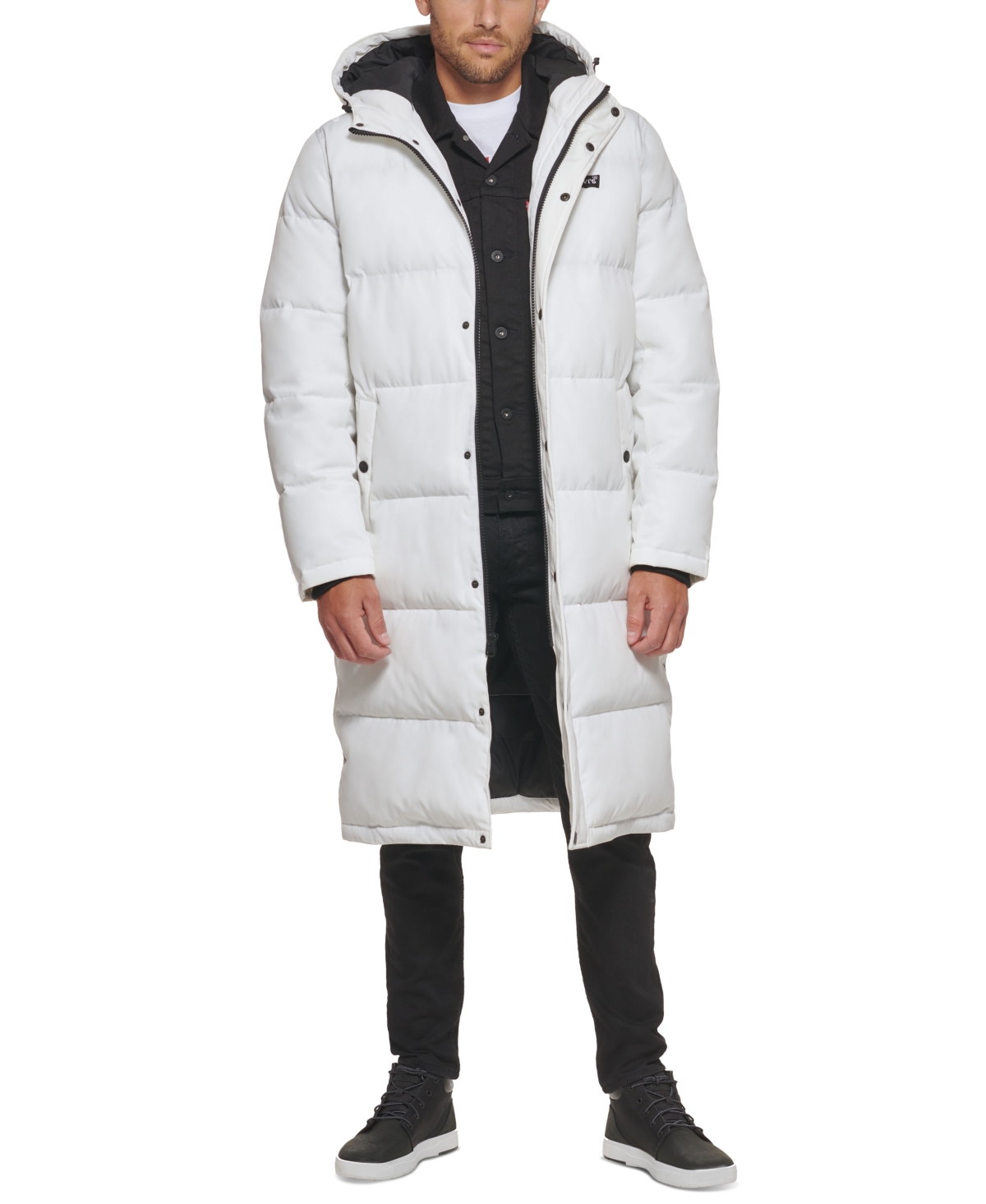 Levi's Men's Quilted Extra Long Parka Jacket | Smart Closet