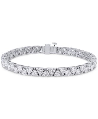 Macy s Diamond Triangle Tennis Bracelet 8 ct. t.w. in 14k White Gold Macy s