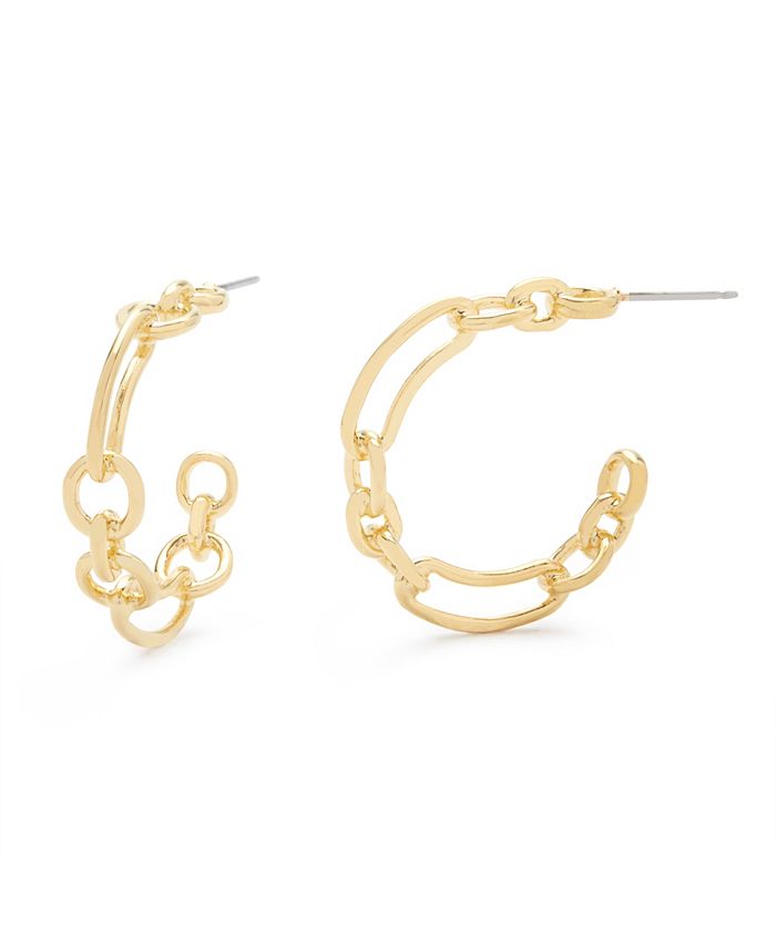 brook & york Laney 14K Gold Plated Hoop Earrings - Macy's