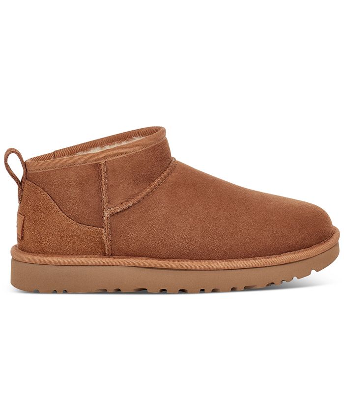 UGG® Women's Classic Ultra Mini Booties - Macy's