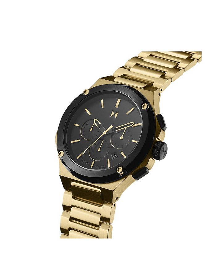 MVMT Men's Raptor Gold-Tone Bracelet Watch 46mm - Macy's