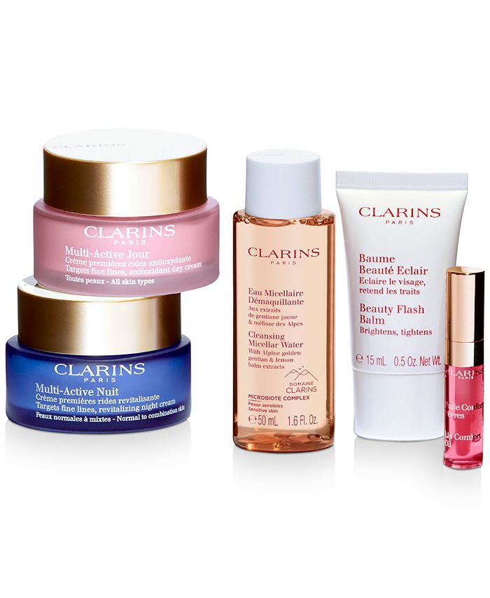 Clarins 6-Pc. Multi-Active Luxury Set - Macy's