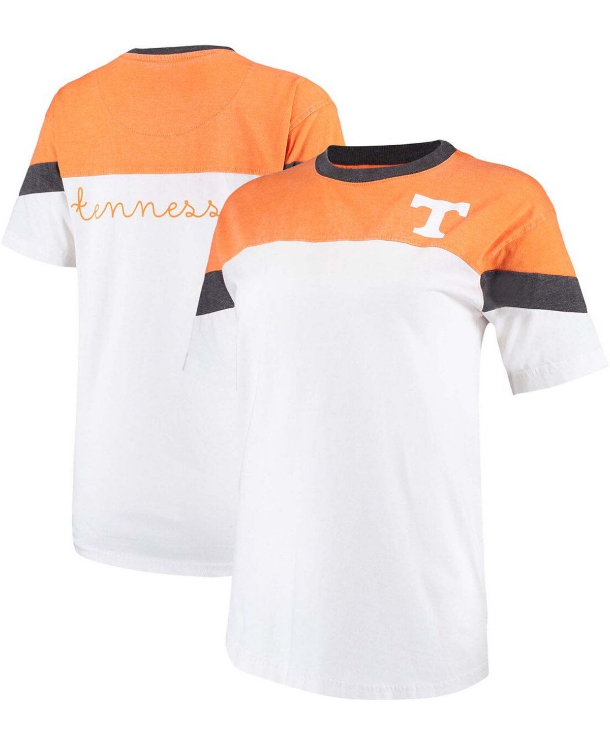 Click here for Womens Pressbox Tennessee Orange/White Tennessee V... prices