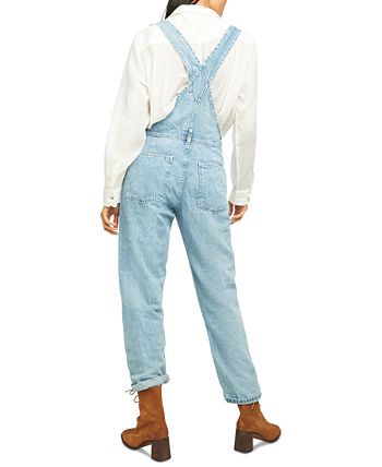 Free People Ziggy Cotton Denim Overalls - Macy's