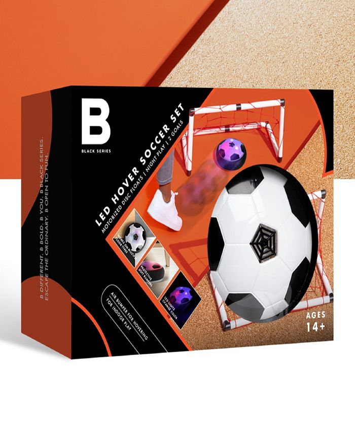 Black Series Hover Air LED Soccer Game with Hover Disc Floats - Macy's