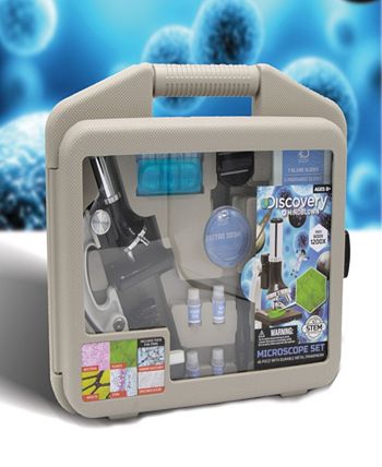 Discovery #MINDBLOWN 48 Piece Microscope Set with Case - Macy's