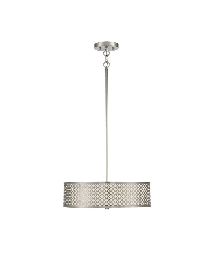 Meridian Lighting Reina 3-Light Pendant - Macy's