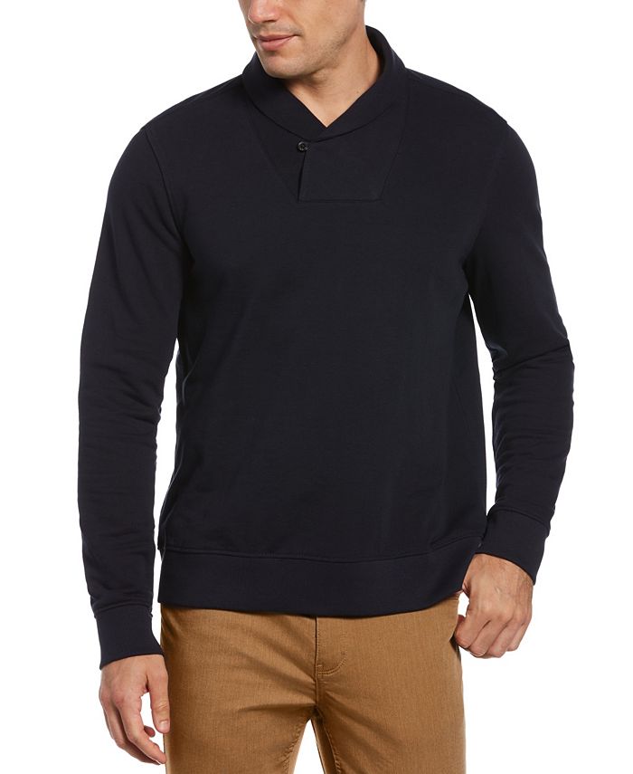 Perry Ellis Men's Shawl Collar Pullover Sweater - Macy's