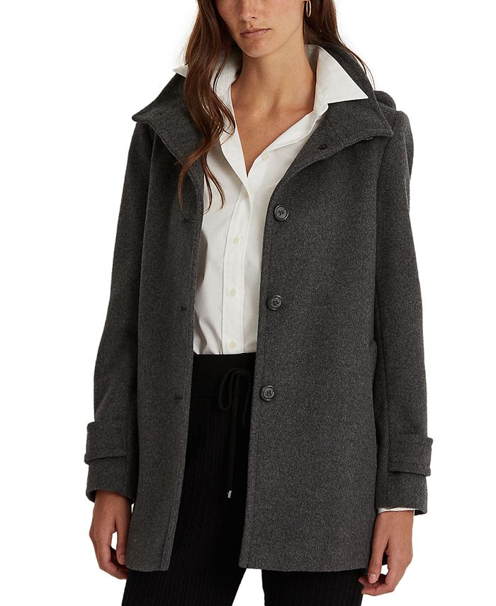 Lauren Ralph Lauren Women's Hooded Walker Coat, Created for Macy's ...
