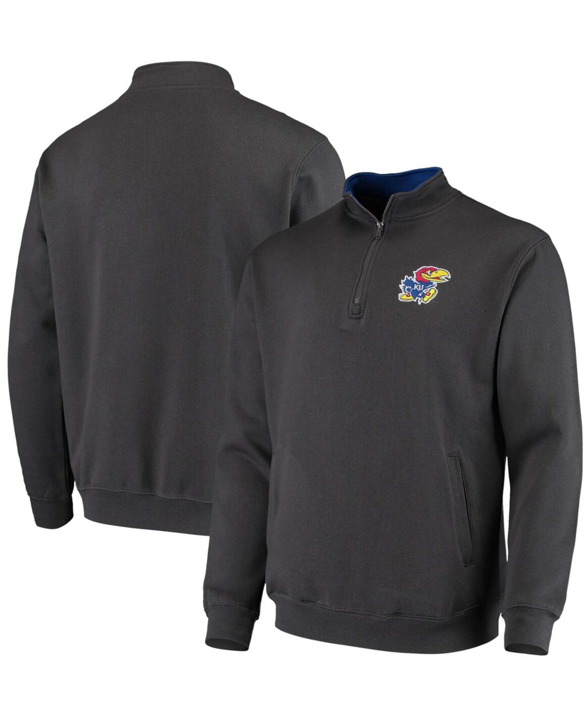 Click here for Mens Charcoal Kansas Jayhawks Tortugas Logo Quarte... prices