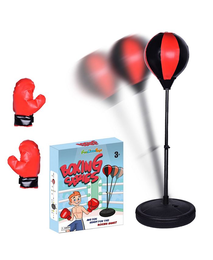 Fun Little Toys Boxing Series Adjustable Hitting Bag Boxing Set, 3 ...