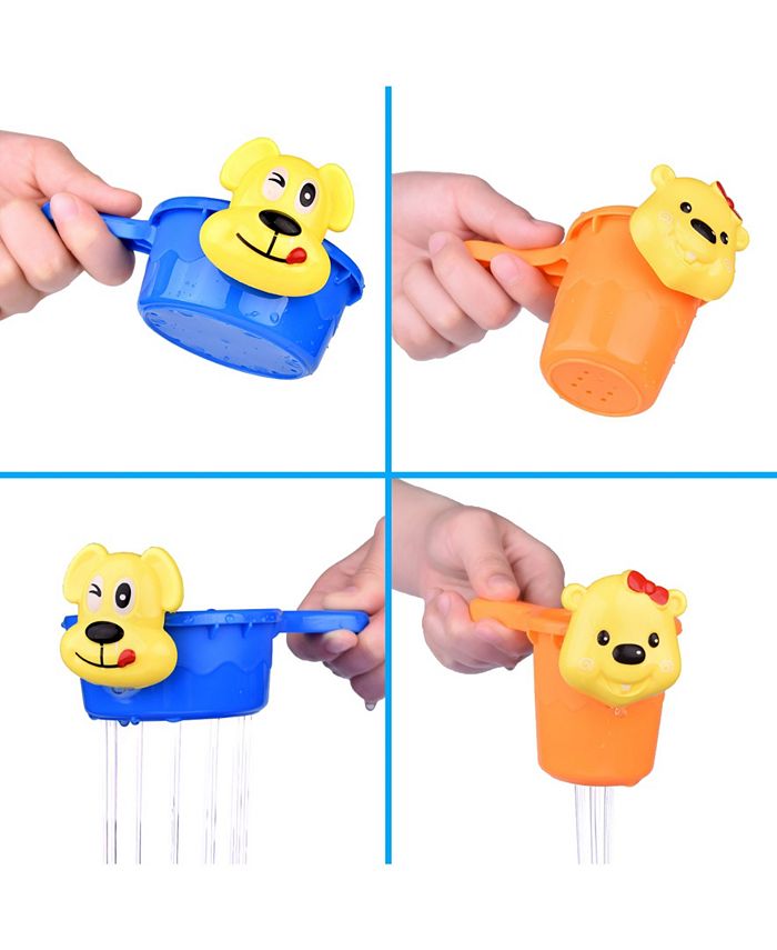 Fun Little Toys 11-Piece Toddler Bath Toys Set, Windmill Waterfall ...