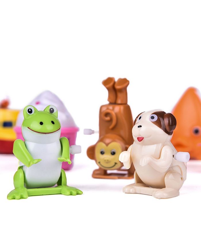 Fun Little Toys Wind Up Toys 25 Piece Assorted Animal Toys Set for Kid ...