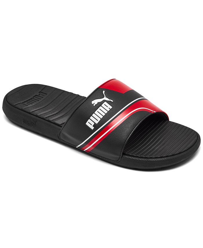 Puma Men's Cool Cat Tech Slide Sandals from Finish Line - Macy's