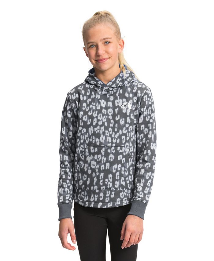The North Face Big Girls Printed Camp Fleece Pullover Hoodie - Macy's