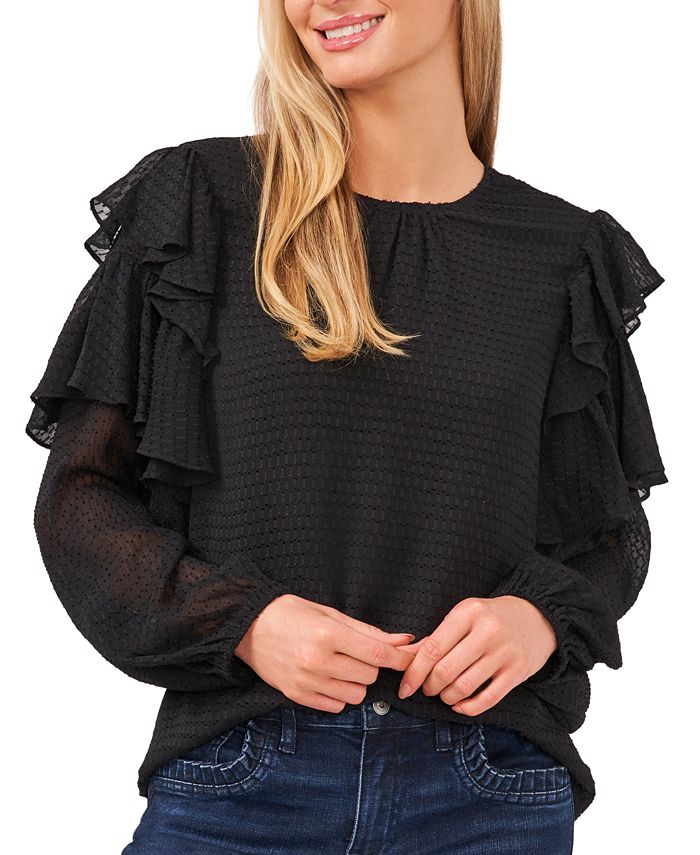 CeCe Ruffled Blouse - Macy's