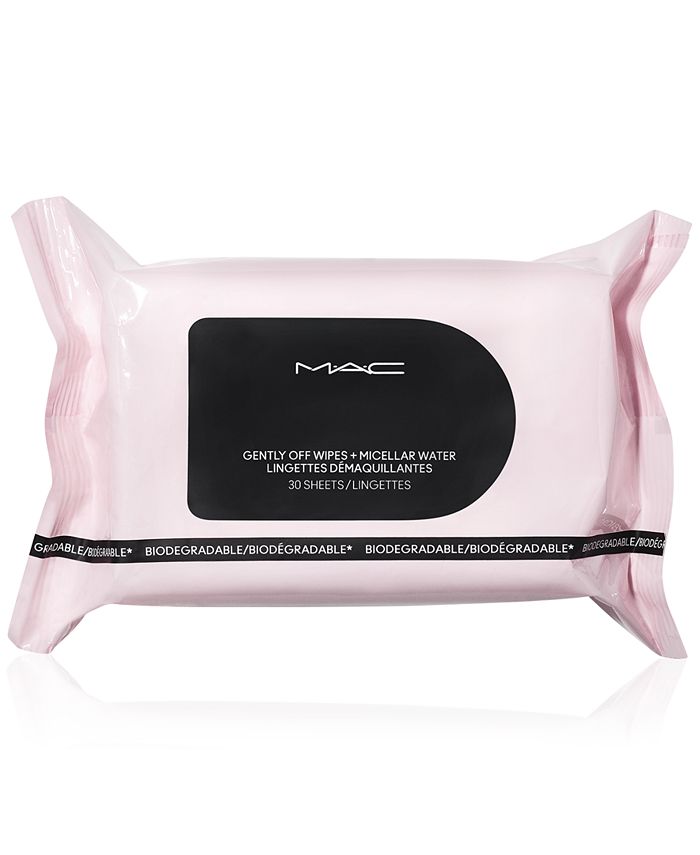 MAC Gently Off Wipes + Micellar Water & Reviews - Makeup - Beauty - Macy's