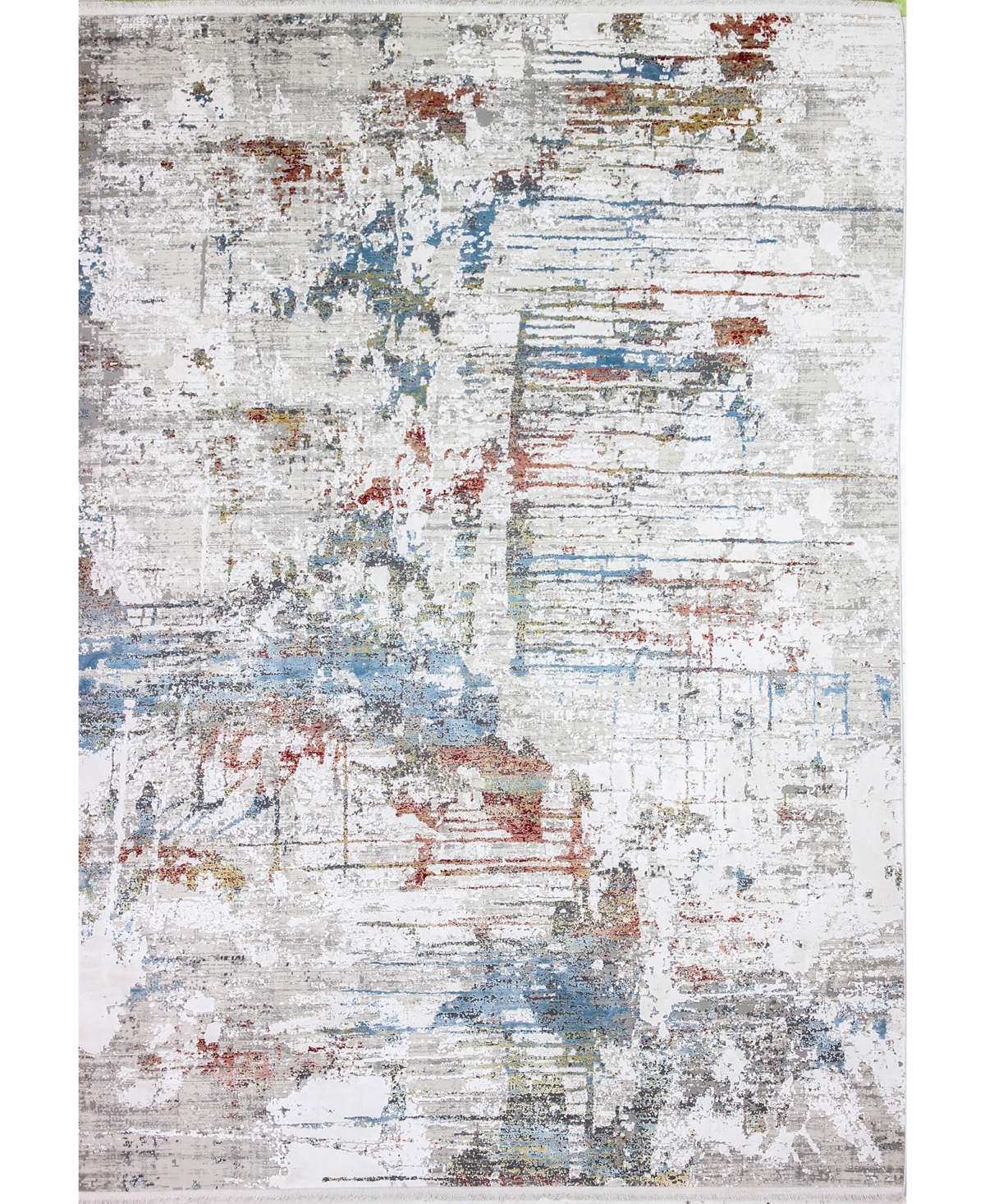 Click here for Bashian Charm ALR121 3 x 5 Area Rug - Ivory  Rust prices