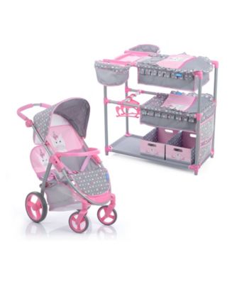 Hauck Unicorn Twin Toy Doll Stroller and Twin Care Center Macy s